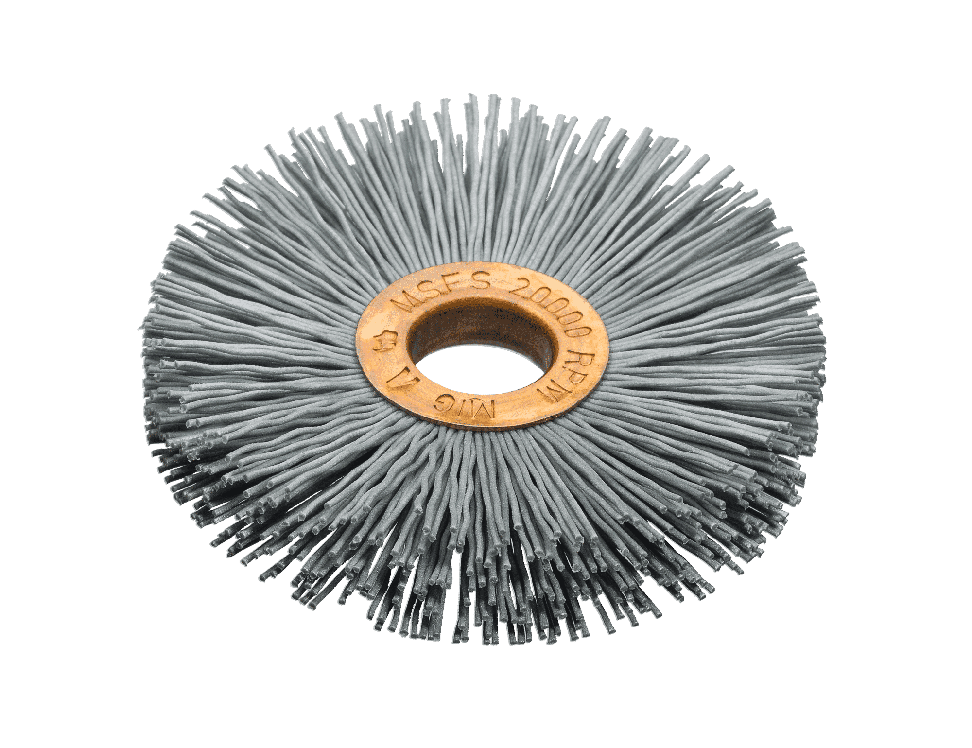 Single segment wheel brushes SDW dia 50 x 8-12 mm EBR 9 mm tube 16 mm ...