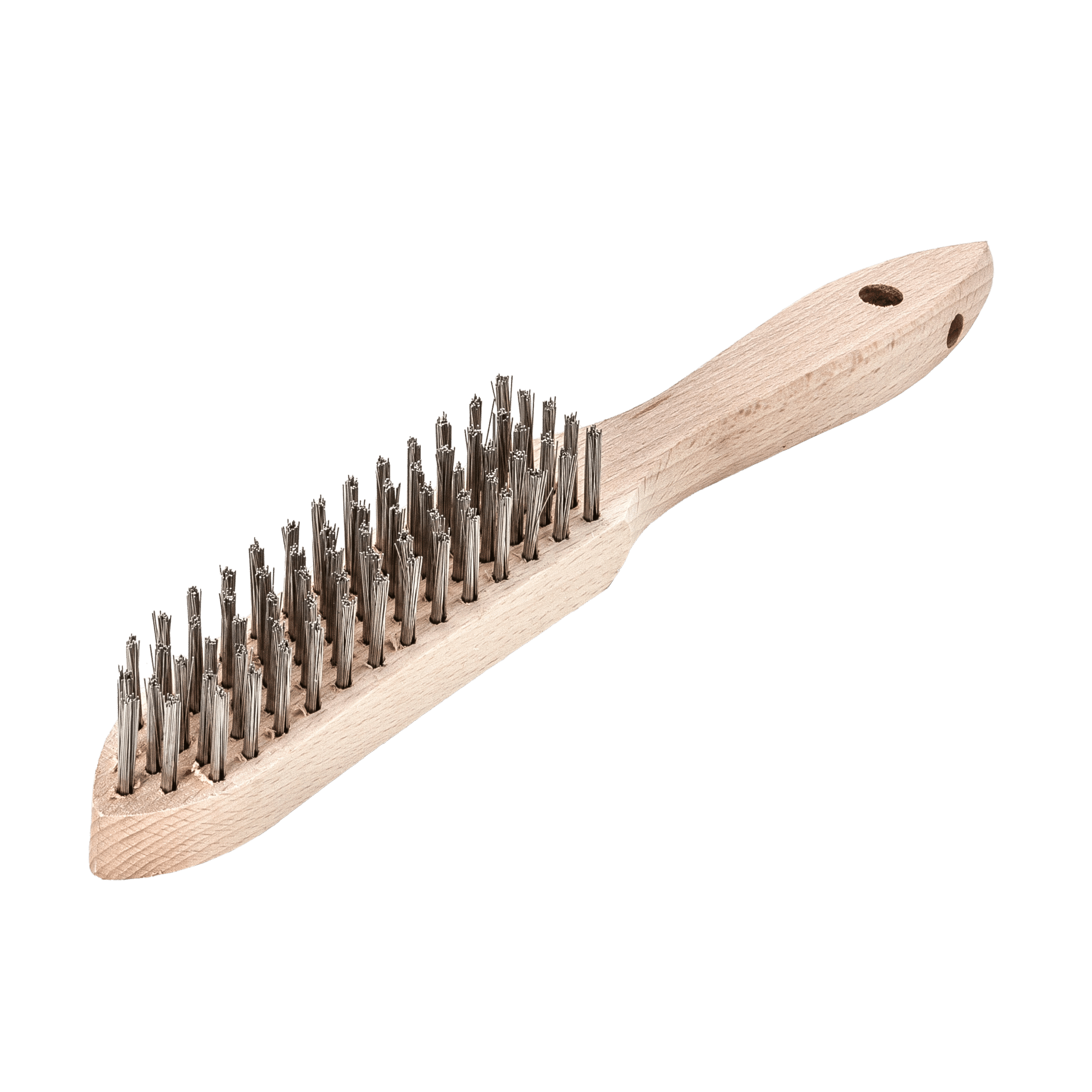 Hand brushes 5 row x 13/14 steel wire stainless ROF straight 0.35 mm ...