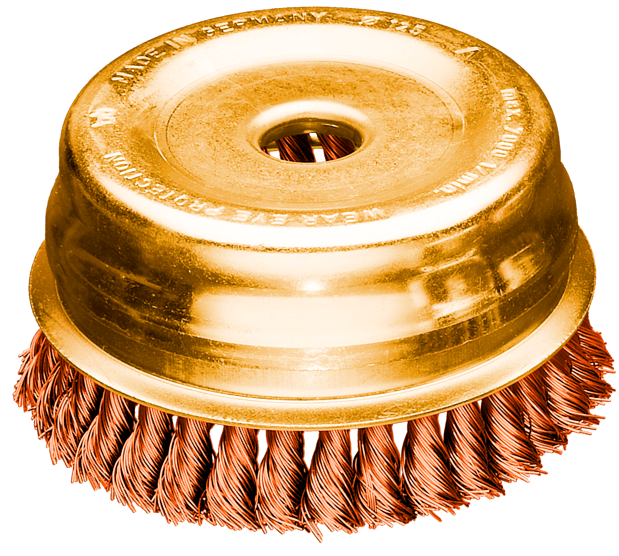 Cup Brushes with Crimped Wire